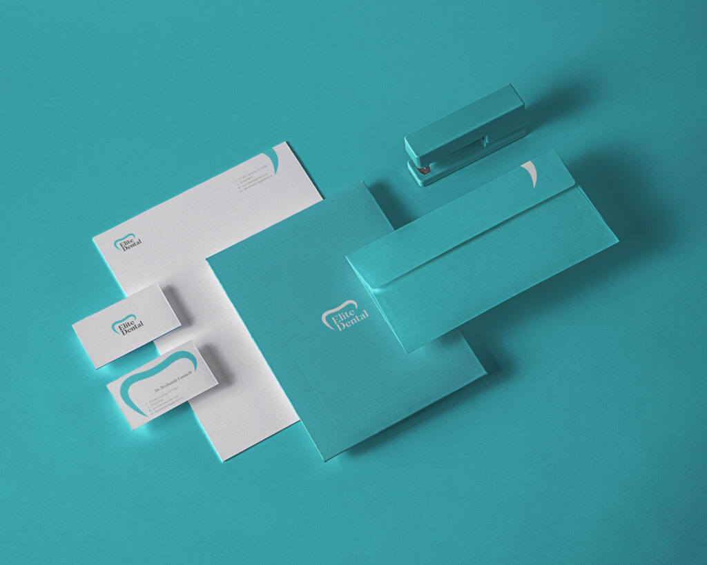 Elite Dental Visual Identity Design - Shahrtash Studio